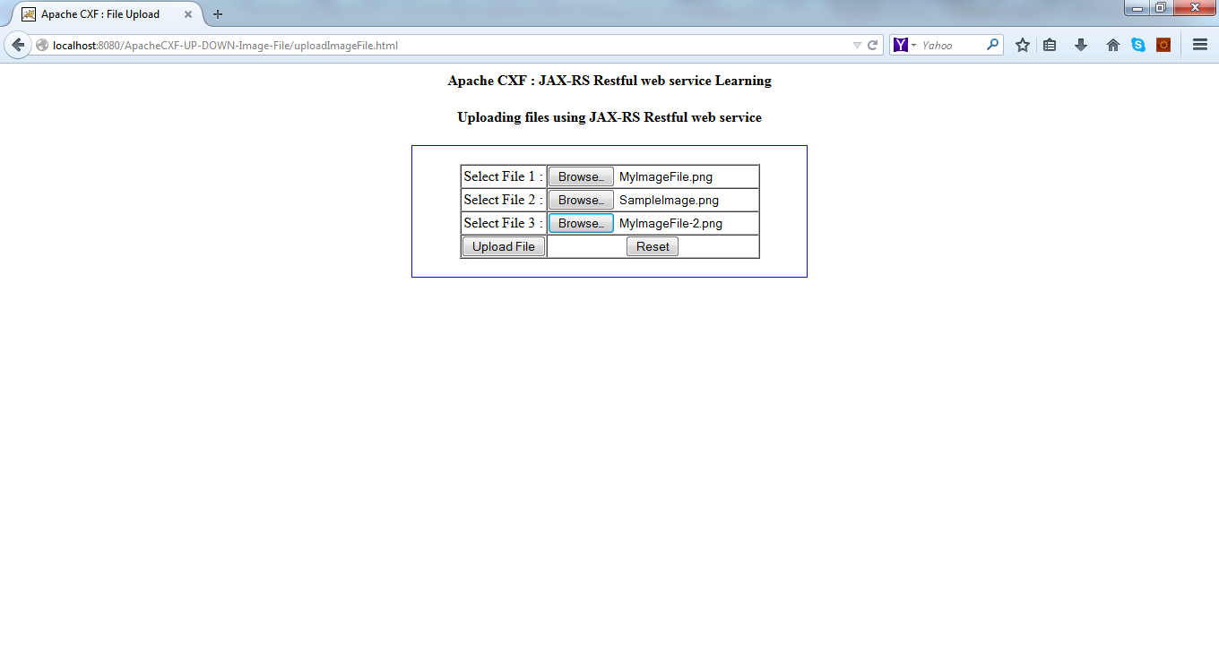 Apache Cxf Jax Rs Restful Web Service For Uploadingdownloading Image File Java Client