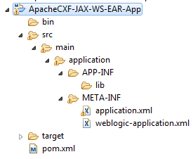 Oracle WebLogic server 12c + Apache-CXF JAX-WS + Packaging WAR as EAR - BenchResources.Net