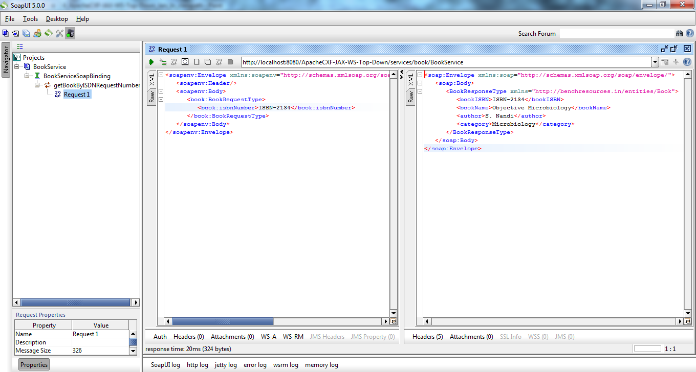 Apache CXF JAX-WS: SOAP based Web Service using Top-Down approach - BenchResources.Net