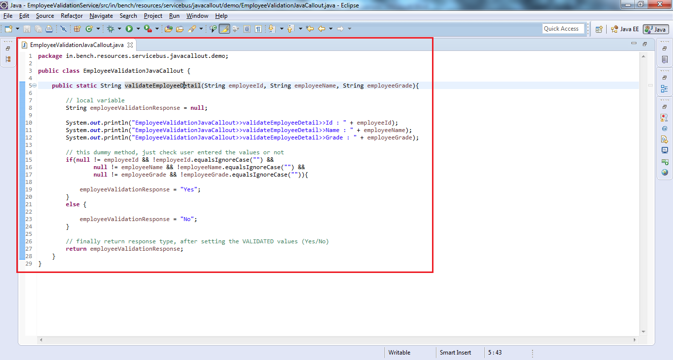 Oracle Osb 12c Java Callout And Routing Table Example Benchresourcesnet
