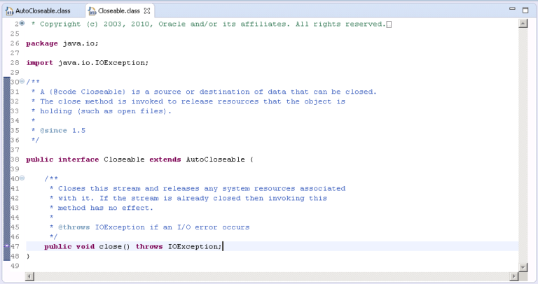 Try With Resources In Java 1 7 Version Benchresources
