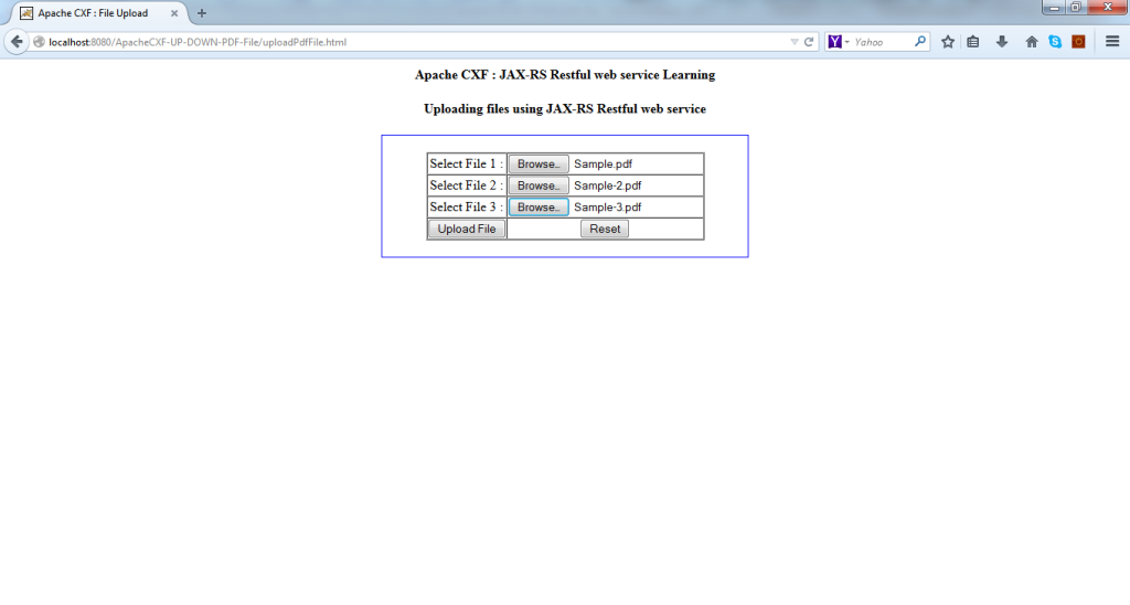 Apache CXF: JAX-RS Restful web service for uploading/downloading PDF file + Java client ...