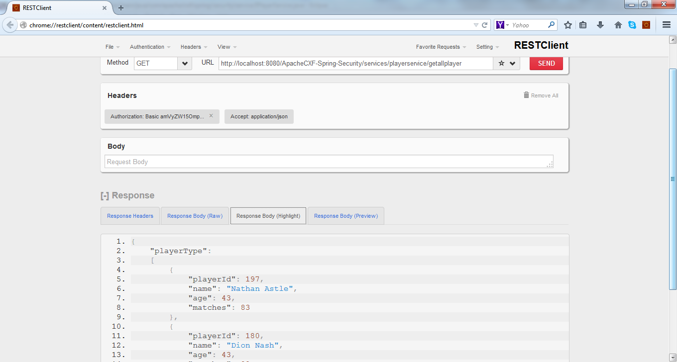 Apache CXF: JAX-RS Restful web service + Integrating with Spring Security - BenchResources.Net