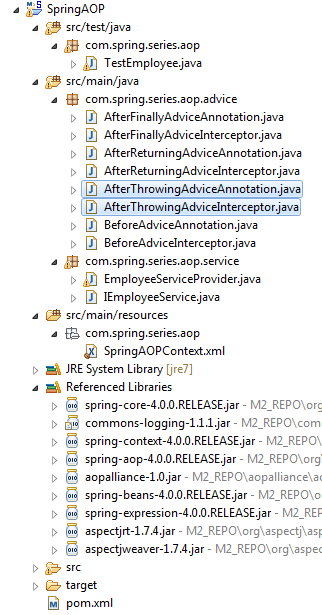 Spring AOP: After Throwing Advice - BenchResources.Net