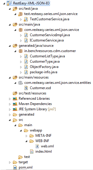 RestEasy: JAX-RS web service using both (JSON + XML) example - BenchResources.Net