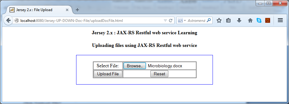 Jersey 2.x web service for uploading/downloading Word document + Java client - BenchResources.Net