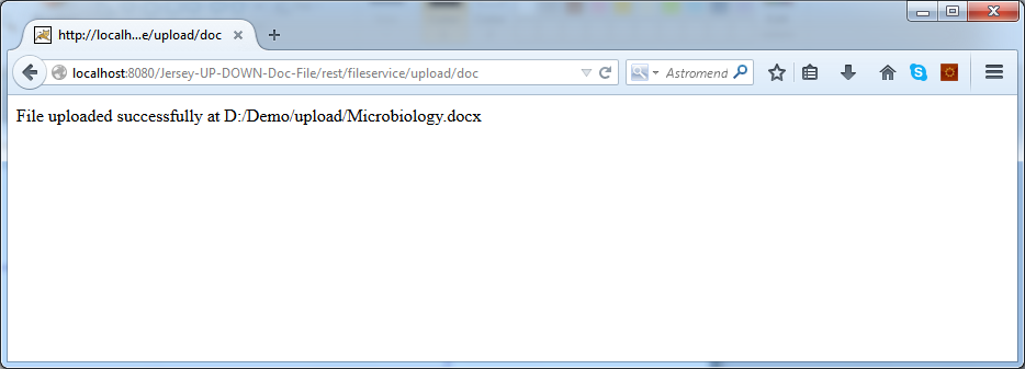 Jersey 2.x web service for uploading/downloading Word document + Java client - BenchResources.Net