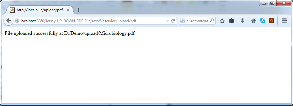 Jersey 2 X Web Service For Uploading Downloading Pdf File Java Client Benchresources