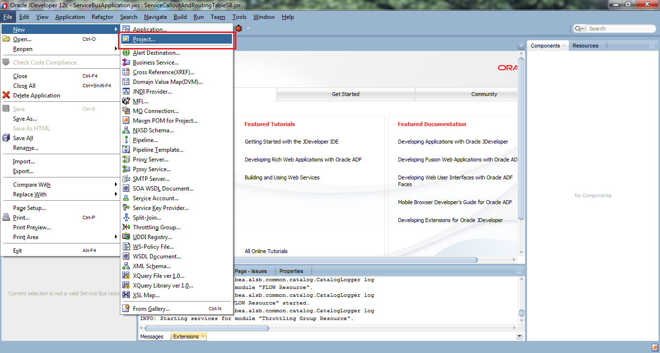 Oracle OSB 12c - File Polling/Reading and Writing using File Transport - BenchResources.Net