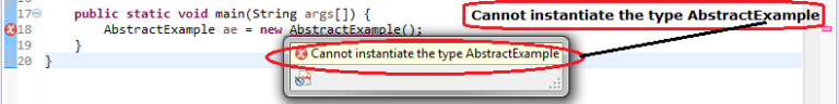 Java Abstract Classes And Methods With Example