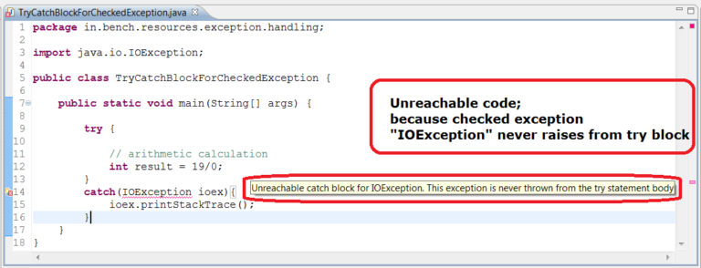 Java - throws keyword or clause - BenchResources.Net Java - throws keyword or clause - BenchResources.Net