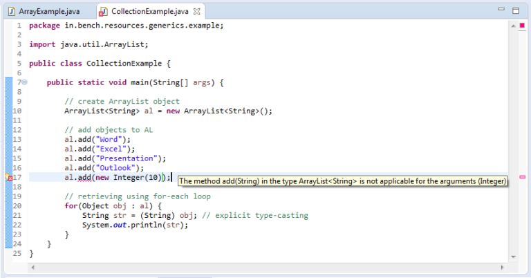 Java 5 - Introduction to Generics - BenchResources.Net