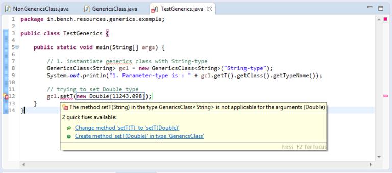 Generics Classes In Java Benchresourcesnet