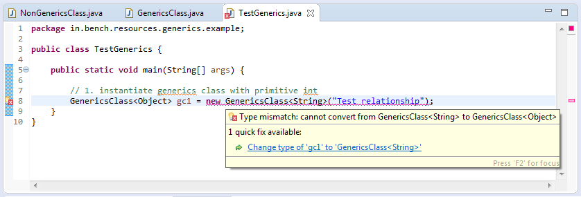 Generics interview question and answer in Java - BenchResources.Net